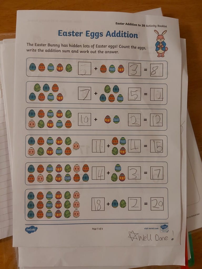 Reception Home Learning – Penpol Primary School